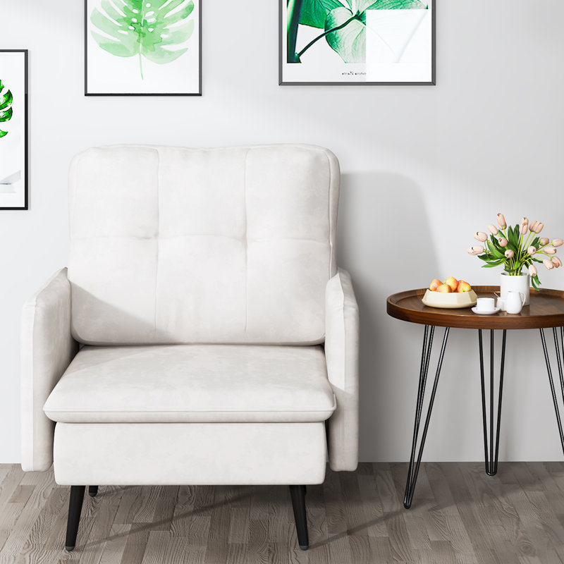 Mercer41 Taaha CAL117 Compliant 22.4'' Wide Tufted Velvet Armchair & Reviews | Wayfair